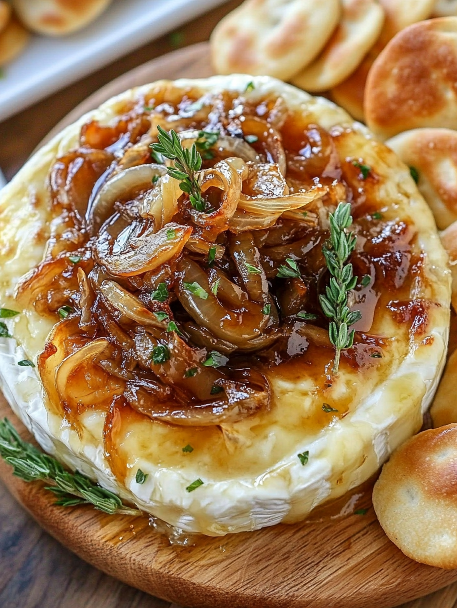 Baked Brie with Caramelized Onions: A Decadent Appetizer - Best Of Recipes